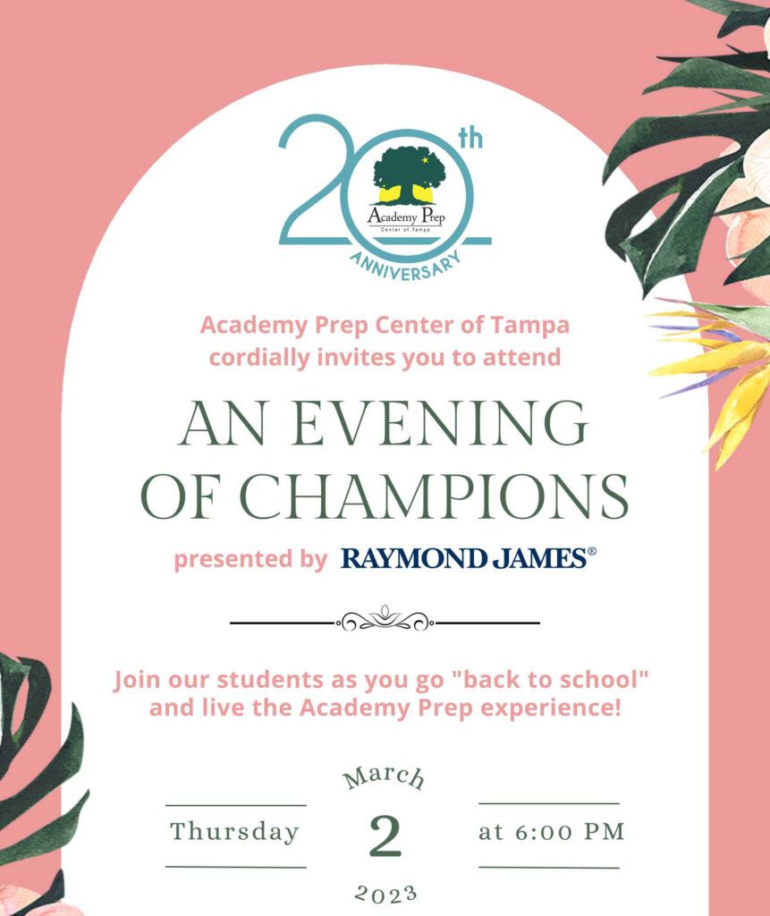 Things to do: Academy Prep Center of Tampa's An Evening of Champions ...