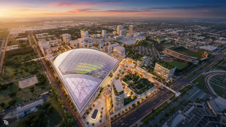 Rays release first renderings of proposed Dale Mabry ballpark | TBBW
